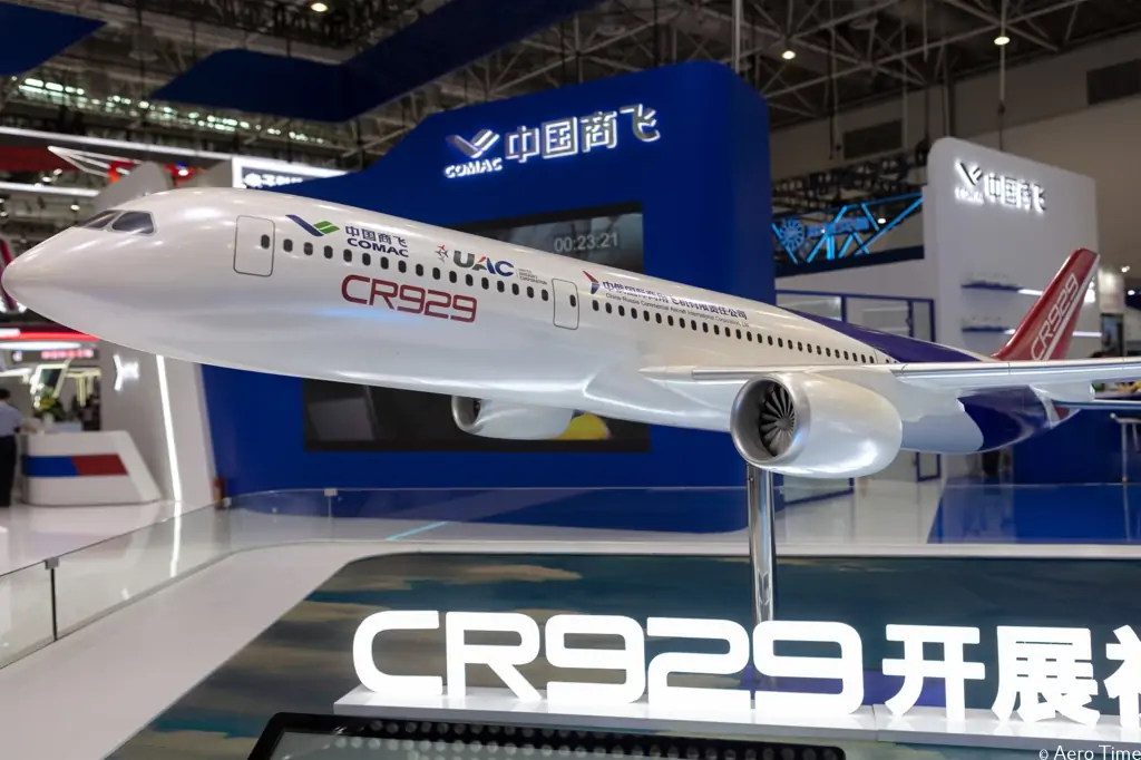 Russia Withdraws from COMAC CR929 Widebody Aircraft Program With China