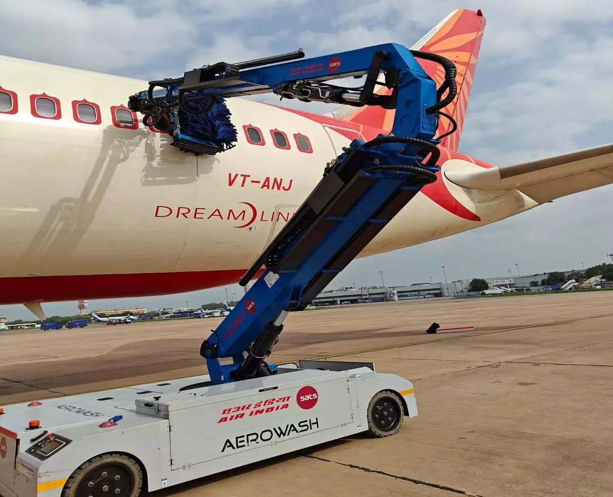 Air India Launches Eco-Friendly, Robotic-Enabled Aircraft Cleaner ...