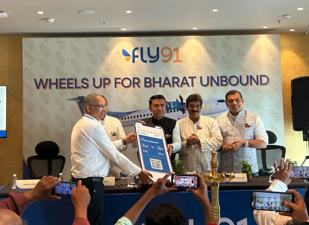 Scindia Flags Off New Airline Startup Fly91
